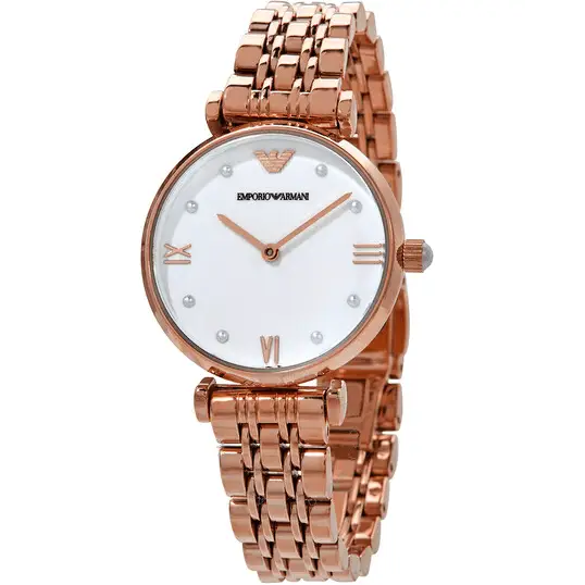 Reloj de señora en oro rosa Emporio Armani AR11267 - Modelo elegante de ...